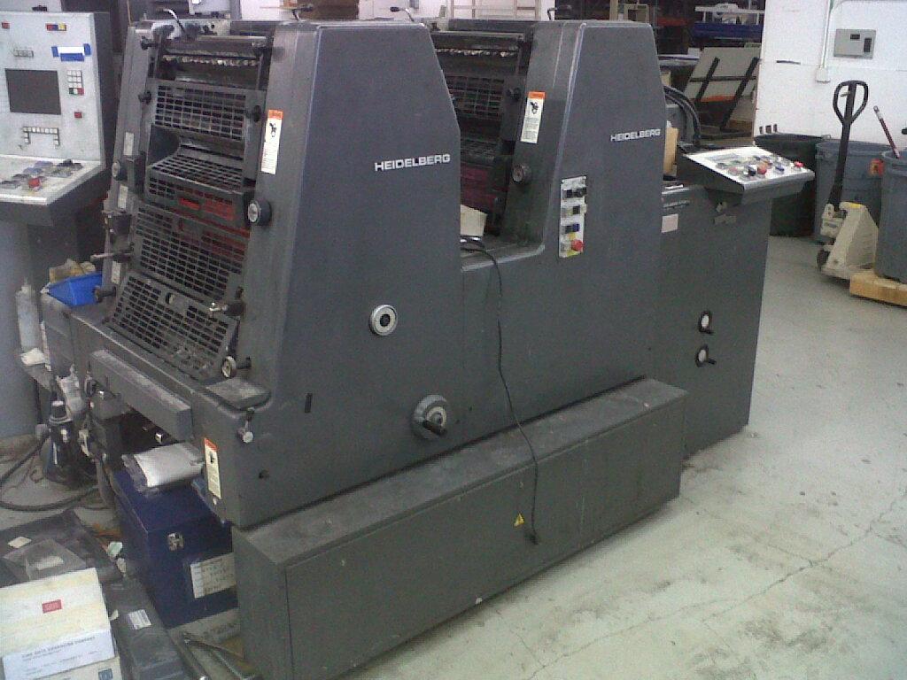 Lot #12: 1995 Heidelberg Two Color GTOZ - WireBids